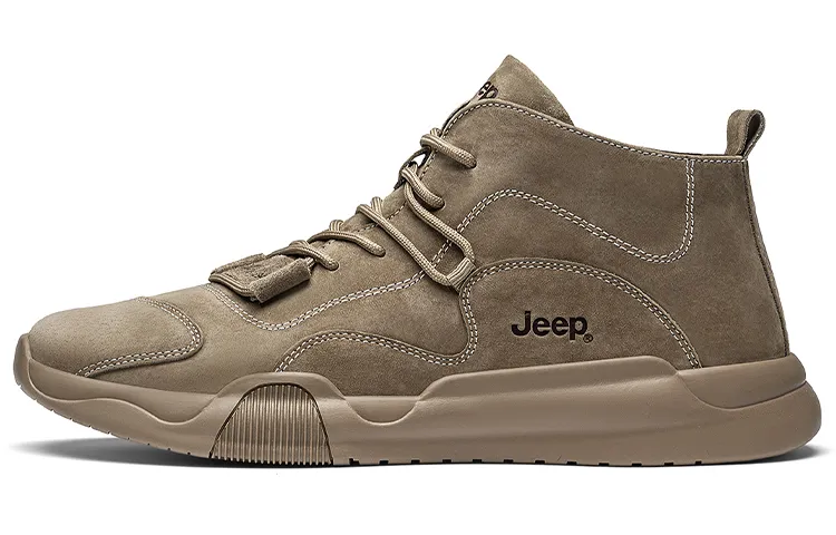 Jeep Martin Boot Men Khaki - POIZON