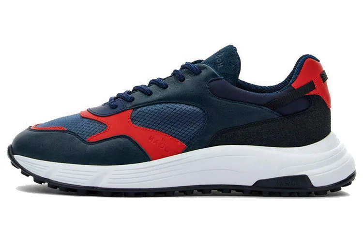 HOGAN Hyperlight Lifestyle Shoes Men Low-top Red/Blue - POIZON