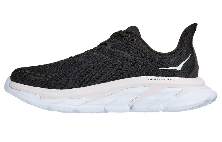 HOKA ONE ONE Clifton Edge Black White - POIZON