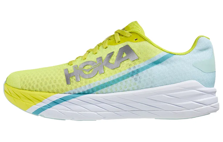HOKA ONE ONE Rocket X Blue Glass Evening Primrose All Gender US M 12.5 ...