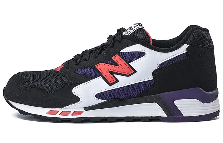 New Balance 660 Series Running Shoes Unisex Black/White/Purple - POIZON