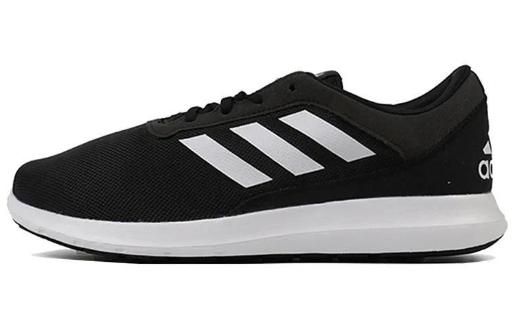 Adidas Coreracer Running Shoes Men Low-Top Black/White - POIZON