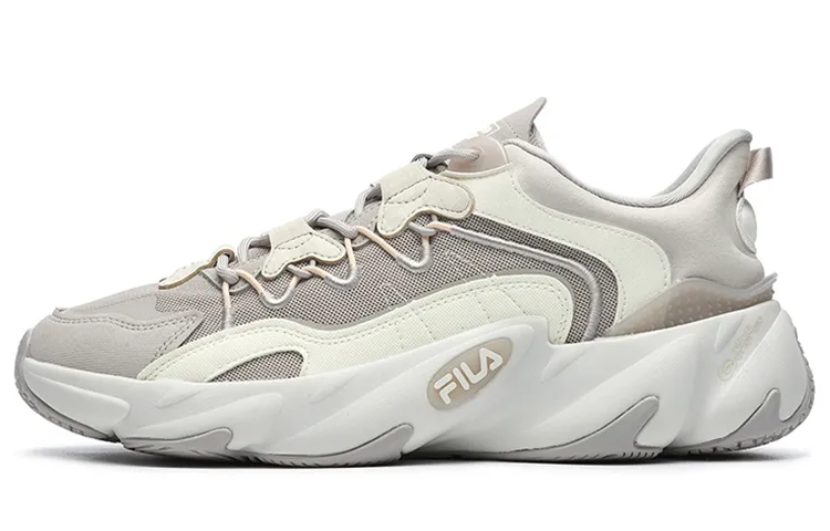 FILA Jagger Lifestyle Shoes Men Low-top Grey/white - POIZON