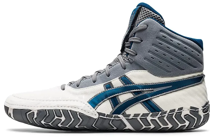 Asics Aggressor 4 'White Mako Blue' - POIZON