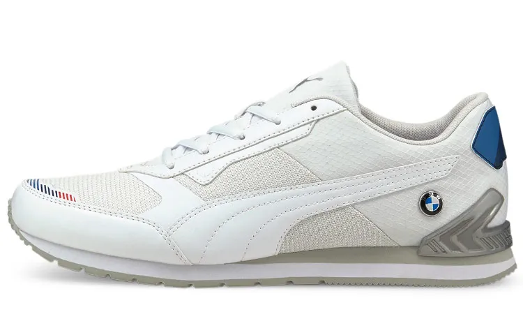 Puma Track Racer BMW Motorsport White Silver - POIZON