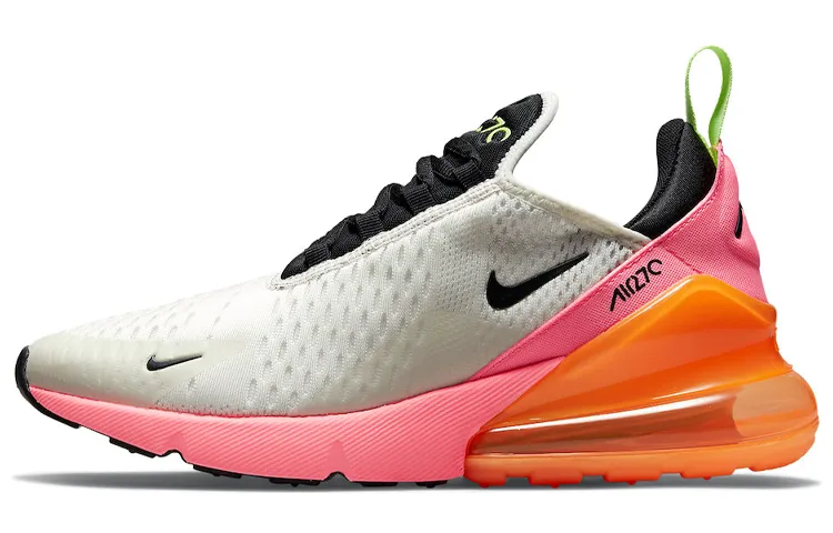 Nike Air Max 270 White Sunset Pulse Total Orange Women's - POIZON