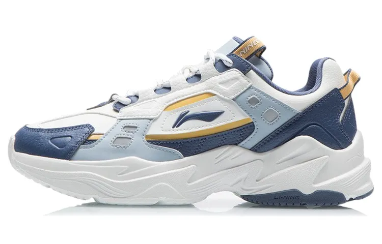 LINING Running Shoes Men Low-top Sea Salt Blue/cloud White/misty Blue ...