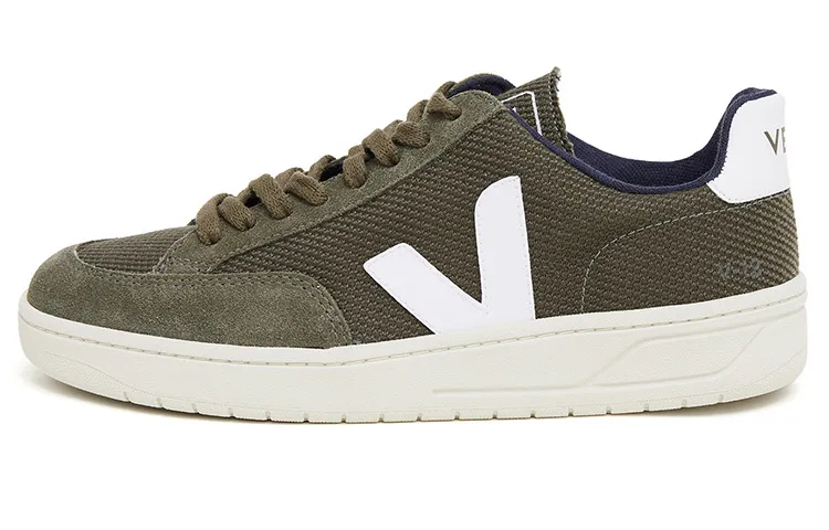 VEJA V-12 Olive White - POIZON