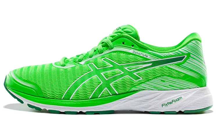 Asics Running Shoes Men Low-top Green/white - POIZON