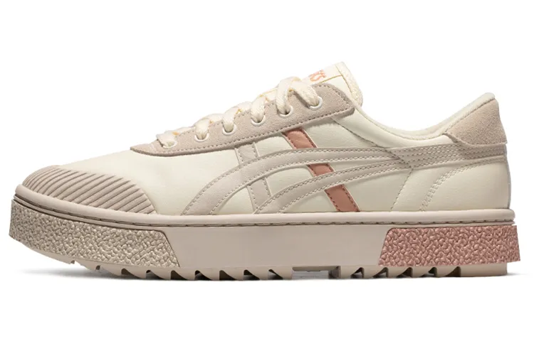 Asics Court Trail Sneakers WMNS Beige/White/Grey - POIZON