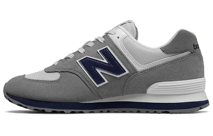 New Balance 574 Core Plus Grey Gunmetal Navy - POIZON