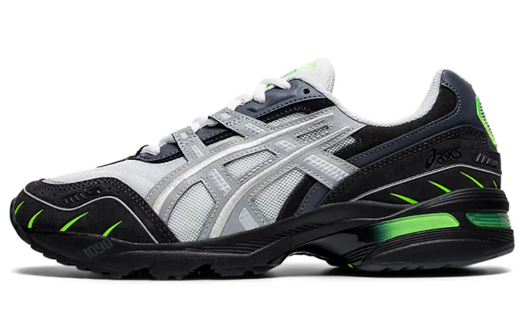 Asics Gel-1090 V1 Running Shoes Unisex Low-top Black/white/gray - POIZON