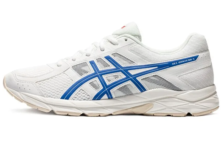 Asics Gel Contend 4 White Blue - POIZON