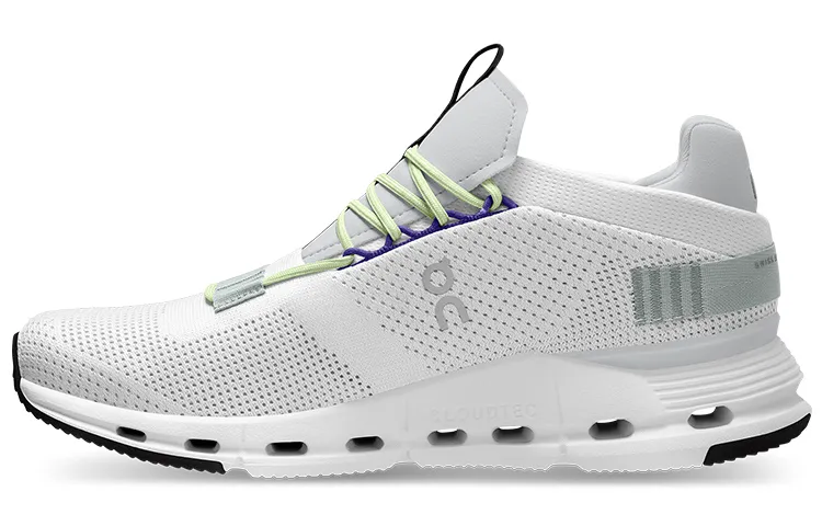 On Running Cloudnova White Mineral Grey Purple - POIZON