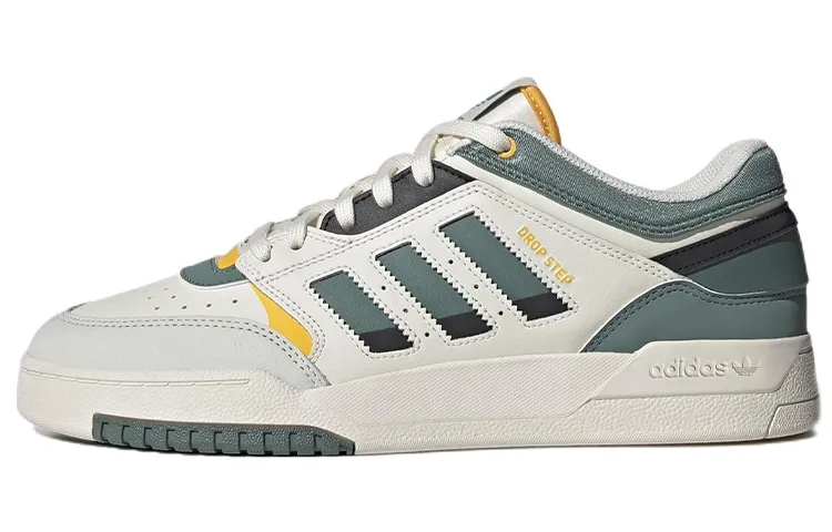 Adidas Originals Drop Step Low Chalk White Tech Emerald US M 8 - POIZON