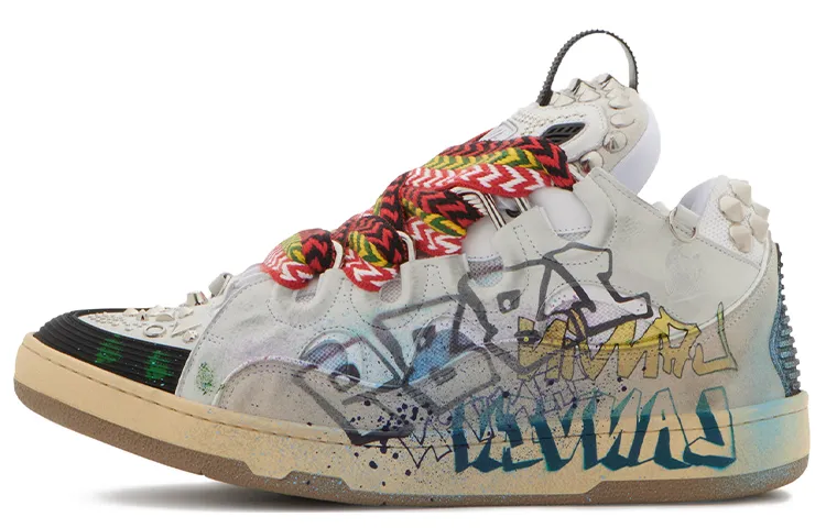 Lanvin Curb Sneaker Graffiti - POIZON