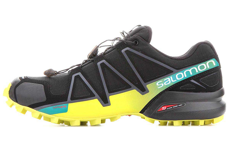 SALOMON Speedcross 4 Hiking Trekking Shoes Men Low Top Black Yellow Cheap Rcj Jordan Outlet