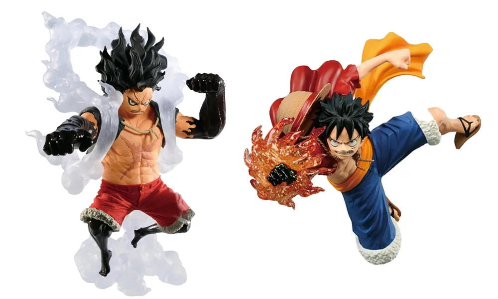 BANPRESTO Monkey D. Luffy Glass Factory One Piece Fire Cannon & 4th ...