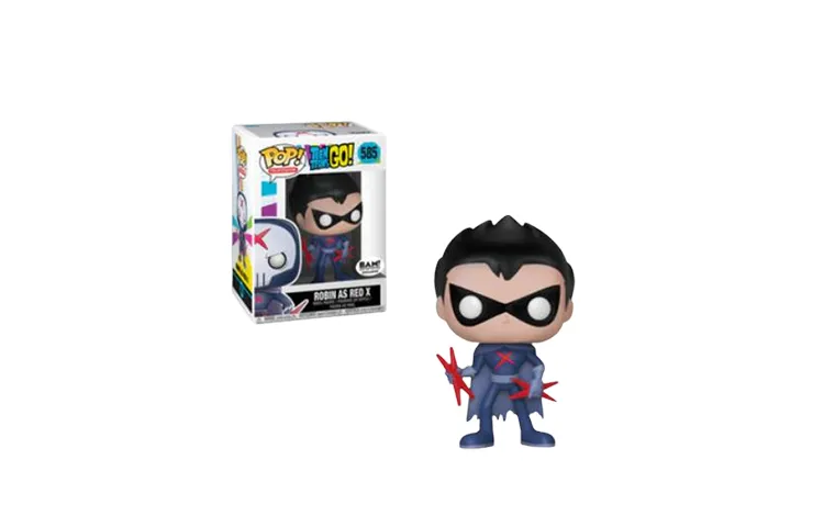 Funko Pop! Television Teen Titans Go! Robin As Red X Unmasked Bam ...