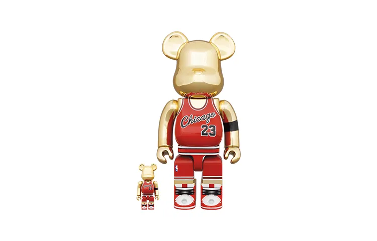 BE@RBRICK Michael Jordan 1985 ROOKIE JERSEY 100% & 400% - POIZON
