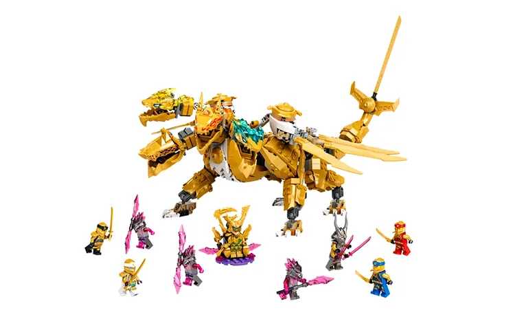 LEGO Ninjago Lloyd's Golden Ultra Dragon Set 71774 - POIZON