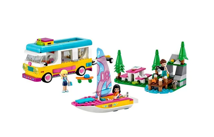 LEGO Friends Forest Camper Van And Sailboat Set 41681 - POIZON