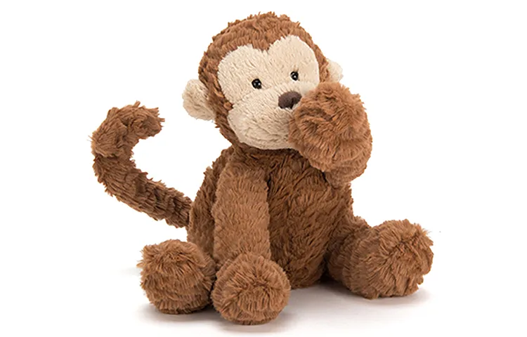 JELLYCAT Fuddlewuddle Monkey Stuffed Animal - POIZON