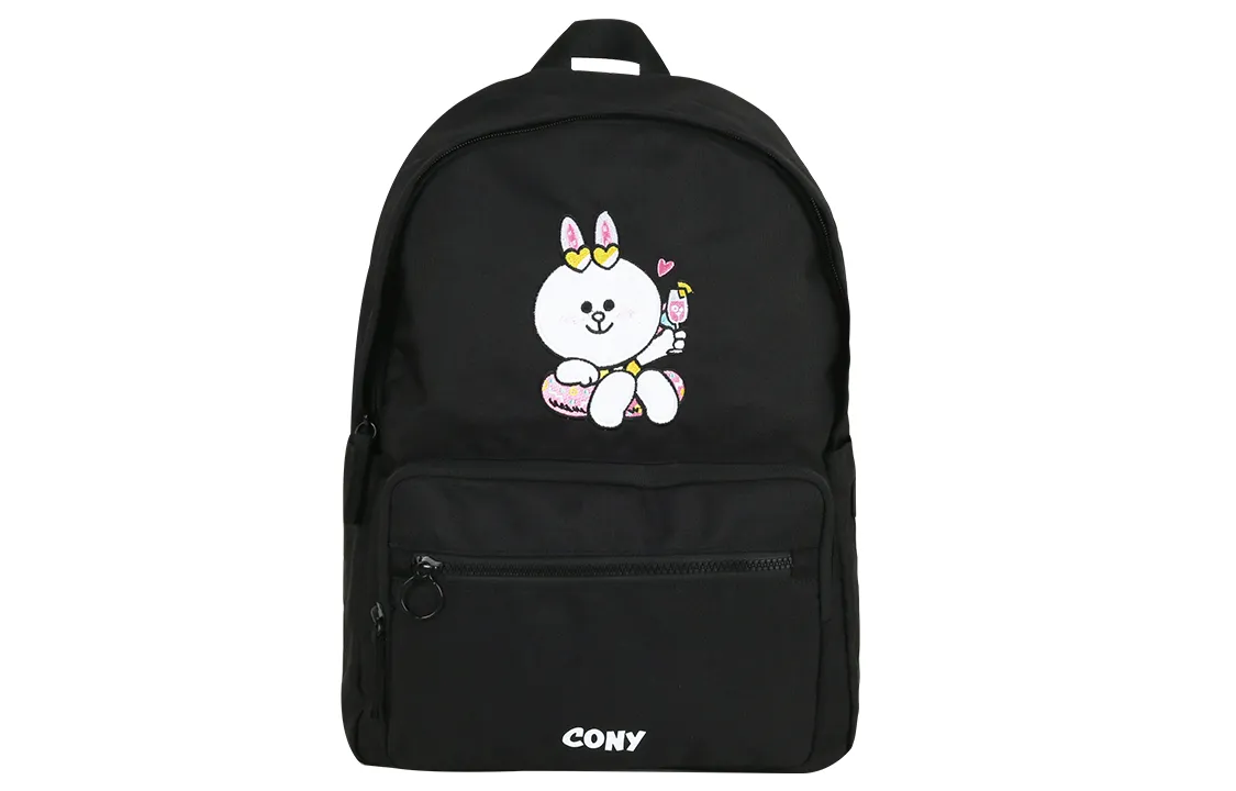Line Friends X LINING LINE FRIENDS Backpack Black - POIZON