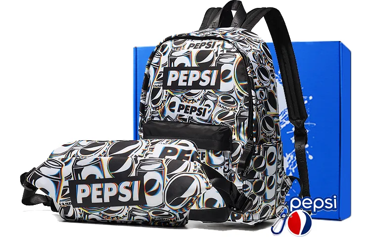 Pepsi Backpack Black/White - POIZON