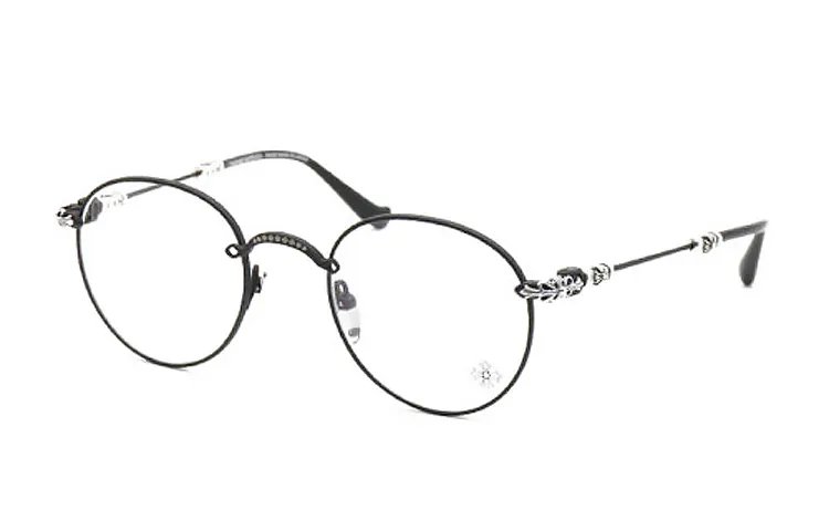 Chrome Hearts Eyeglass Frames Unisex Matte Black - POIZON