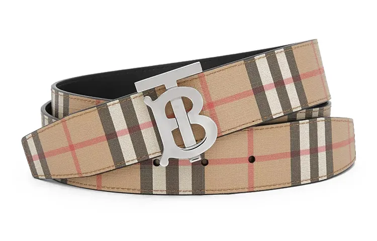 Burberry VINTAGE Leather Belts Men - POIZON