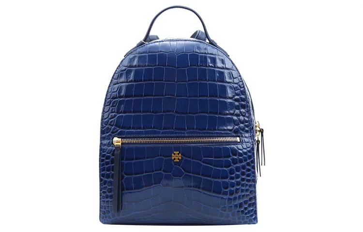 TORY BURCH Wmns Leather Backpack Mini Blue - POIZON