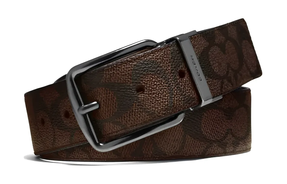 COACH Leather Belts Men Brown - POIZON