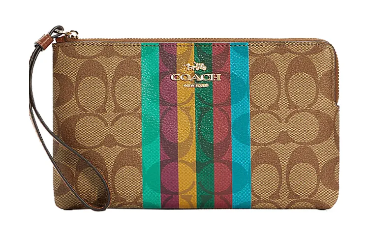 COACH Women's Corner Zip Clutch - POIZON