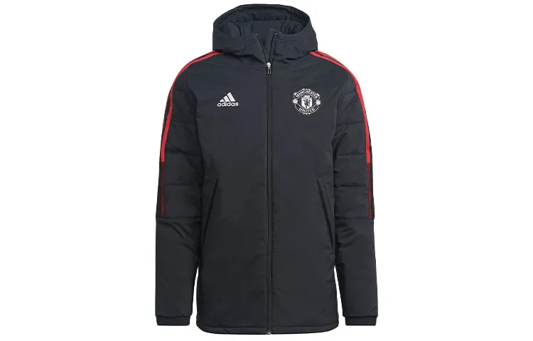 Adidas MANCHESTER UNITED THEATRE OF DREAMS Quilted Jacket Men Black M