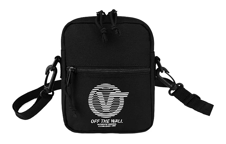 Vans Trend Acc logo Crossbody Bag Black - POIZON