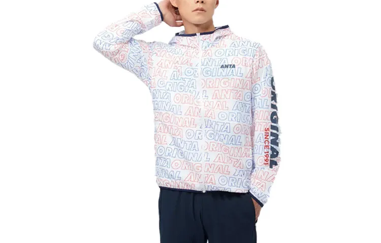 ANTA Jacket Men Magnolia White - POIZON