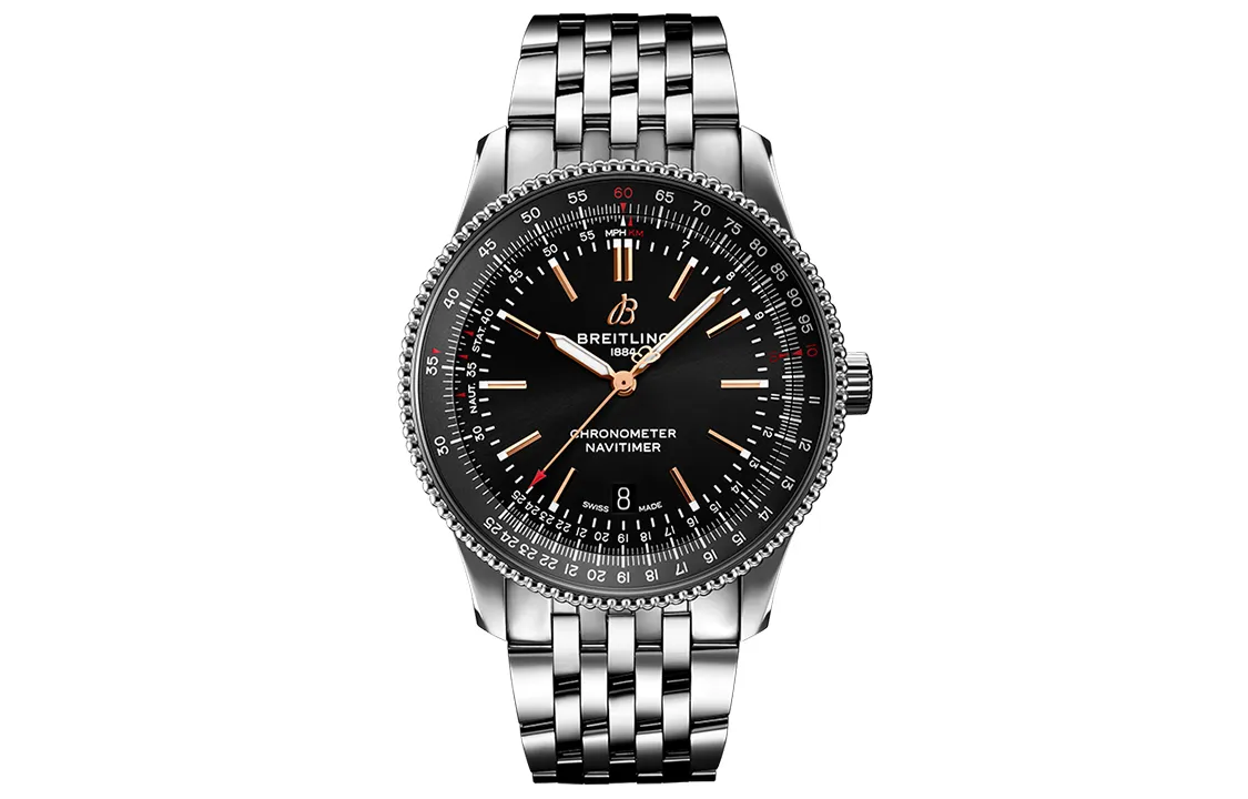 BREITLING Unisex Aviation Chronometer Swiss Watch - POIZON