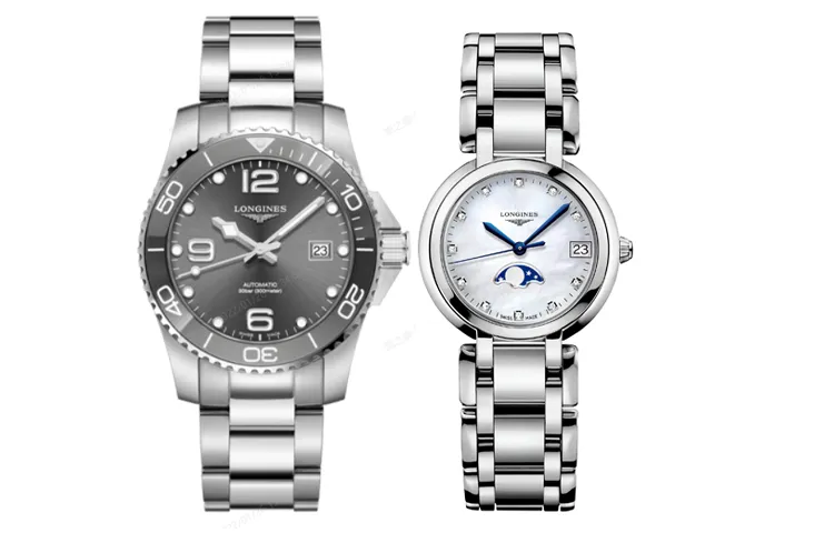 LONGINES Unisex Heart Moon Collection Swiss Watch - POIZON
