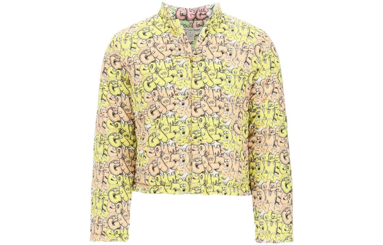 CDG Jacket Men Yellow - POIZON