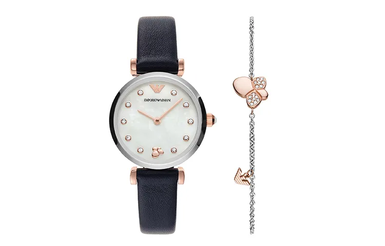 EMPORIO ARMANI Women Jenny Collection European and American Watch - POIZON