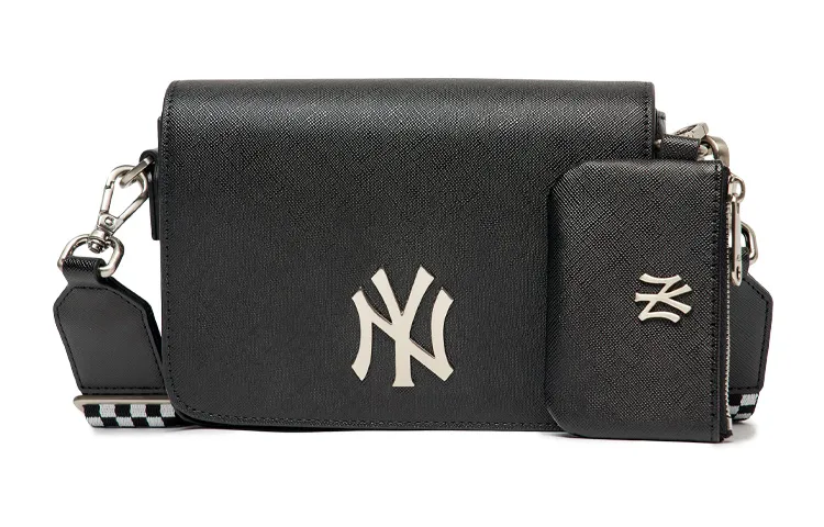MLB New York Yankees Crossbody Bags Black - POIZON