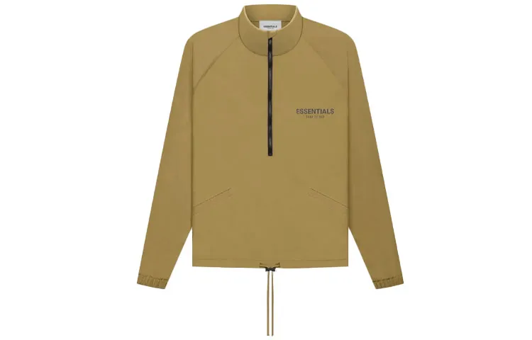 Fear Of God Essentials Half Zip Track Jacket - POIZON