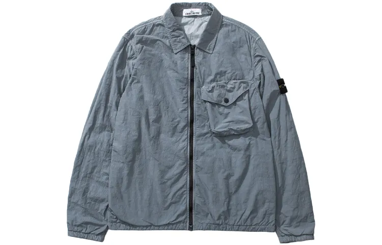 STONE ISLAND Jackets Men Haze Blue - POIZON