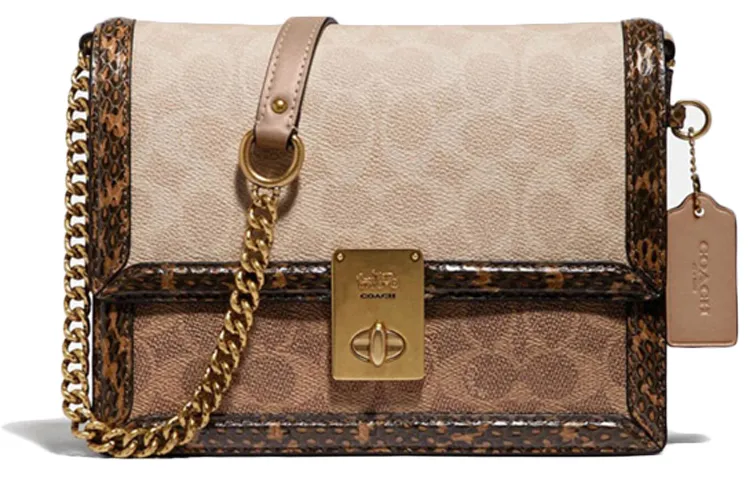 COACH Women Big logo series Crossbody Bag - POIZON