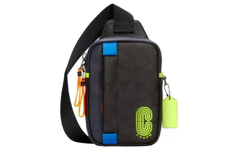 COACH Men Edge Sling Bag - POIZON