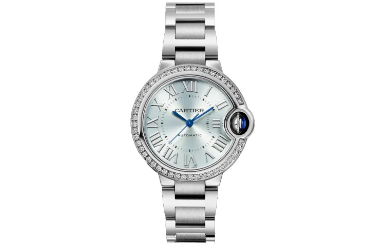 CARTIER Women Blue Balloon Collection Swiss Watch - POIZON