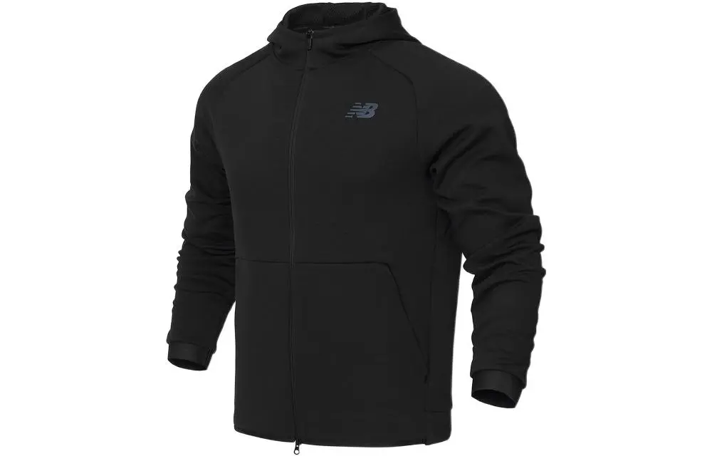 New Balance Tech Fleece Windrunner Jacket Men Black XXL