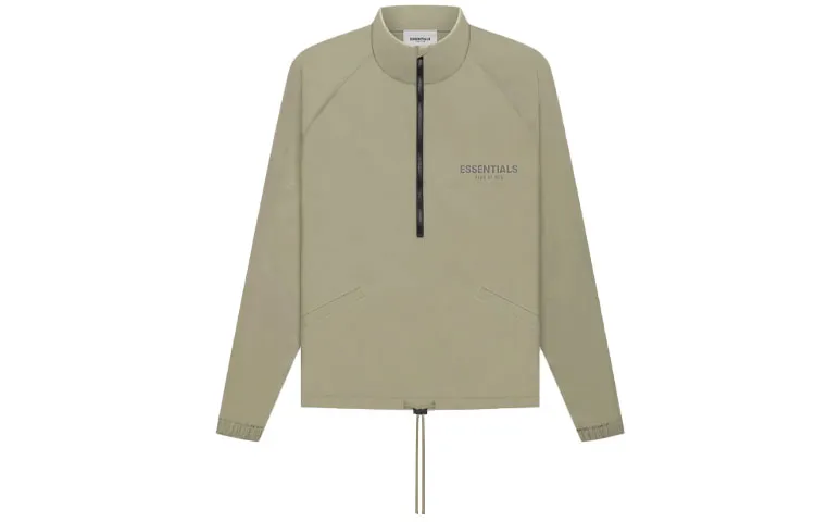Fear Of God Essentials Half Zip Track Jacket - POIZON