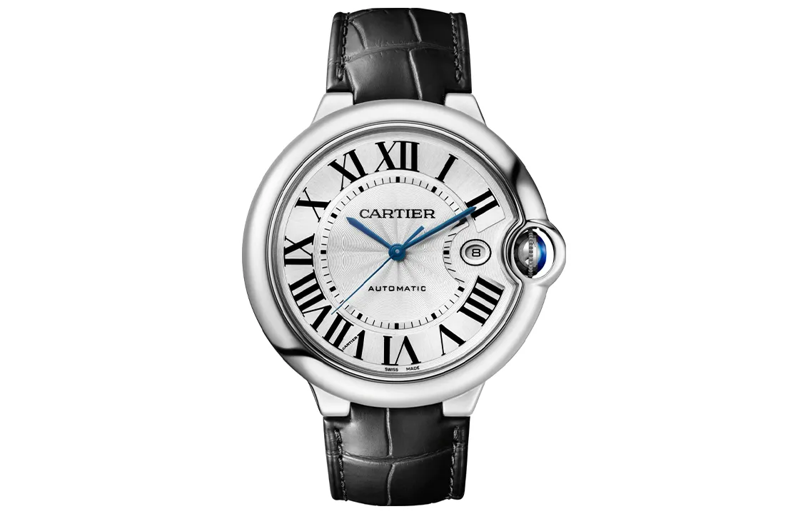 CARTIER Men Blue Balloon Collection Swiss Watch - POIZON
